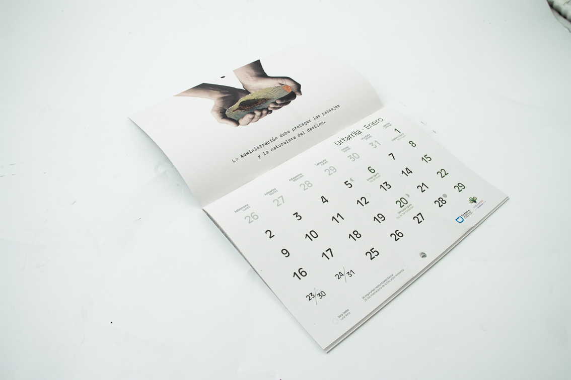 Illustration and layouting of sustainable calendar - Anna Schimpf Design